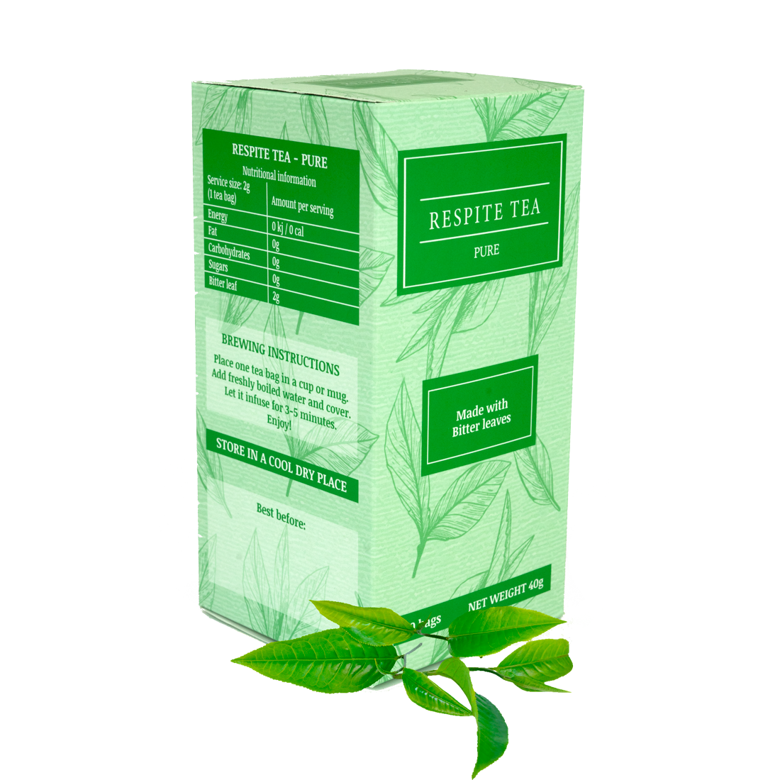 Bitter leaf PURE – Respite Tea Shop